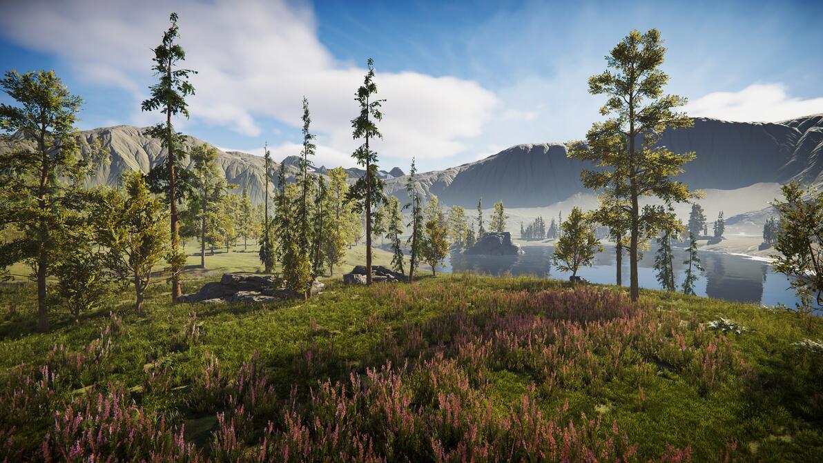 HDRP和URP的最新Unity地形系统官方示例，免费资源下载体验 - 哔哩哔哩