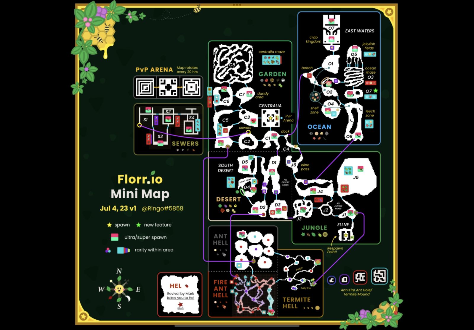 florr.io最全新手入坑指南（二）——极速全红 - 哔哩哔哩