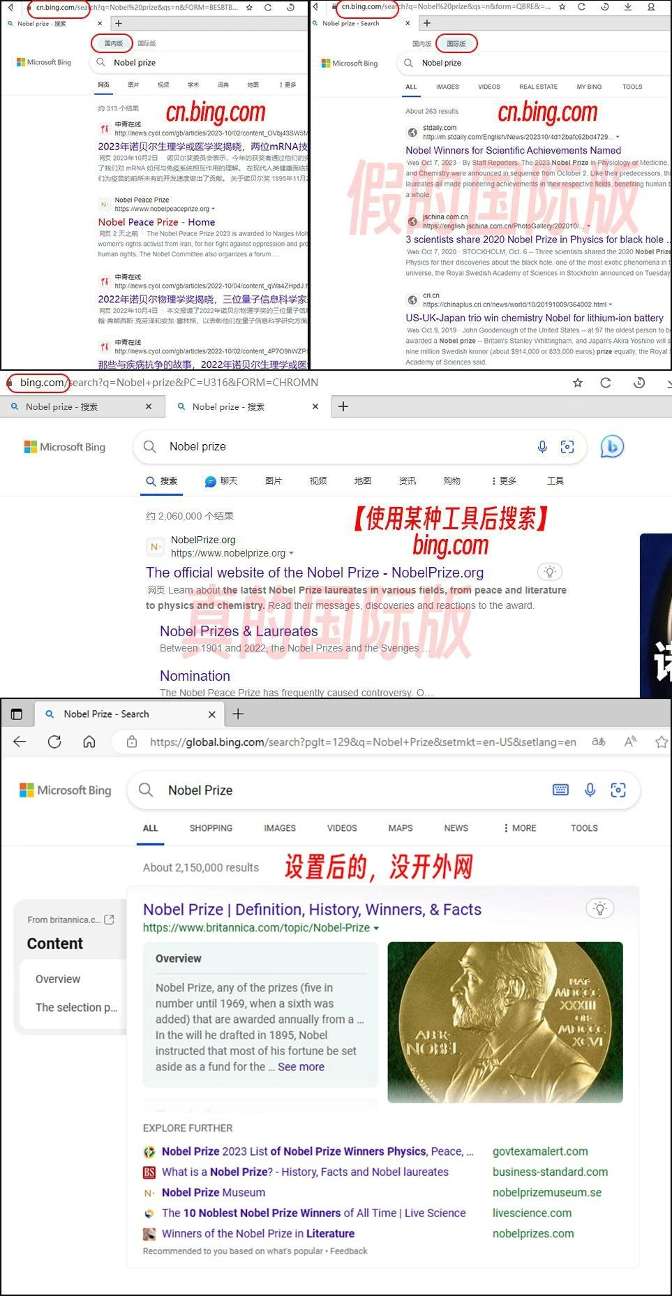 必应国际版，正确打开方式 - 哔哩哔哩