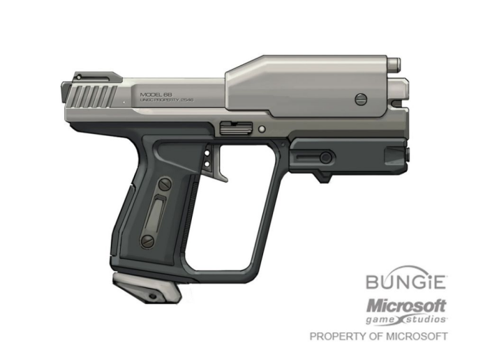 【HALO光环设定】手中巨炮----M6系列手枪 - 哔哩哔哩