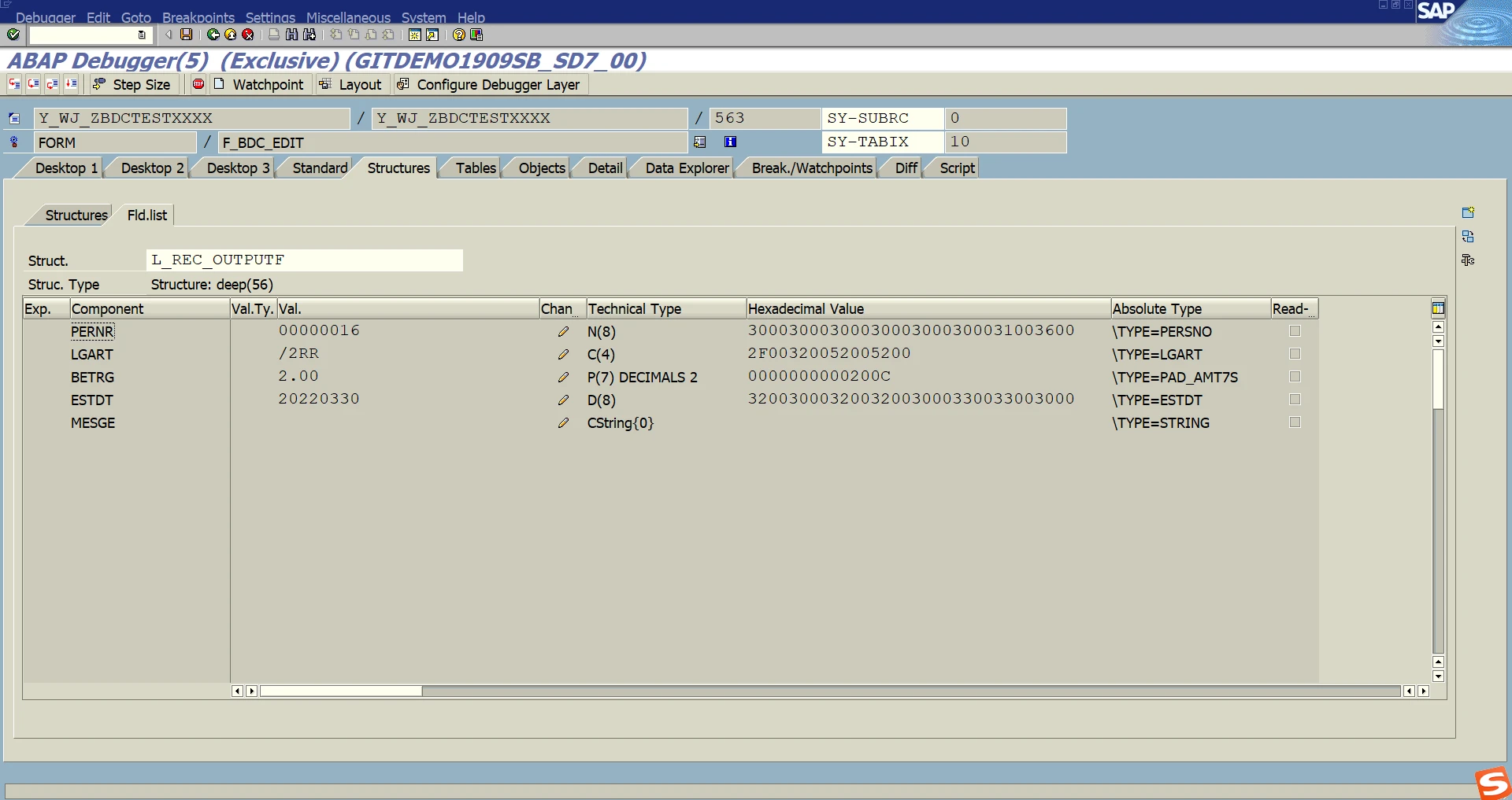 SAP ABAP 031 BDC JPY 