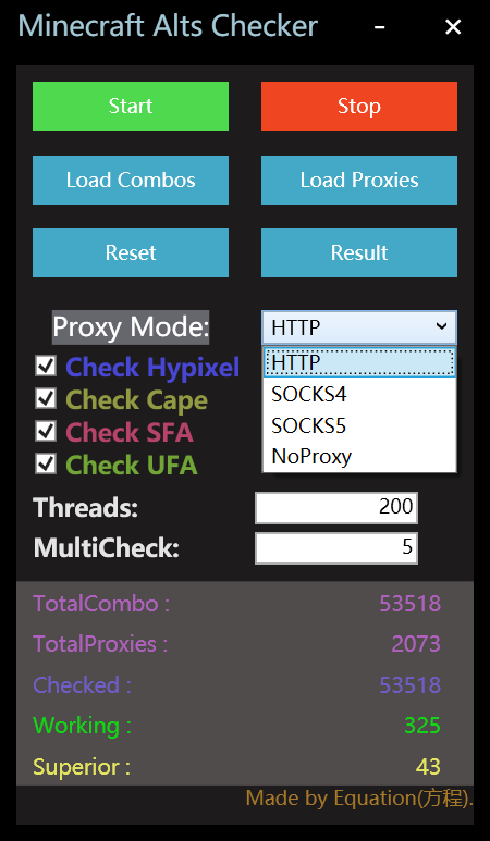 Minecraft Account Checker - 哔哩哔哩