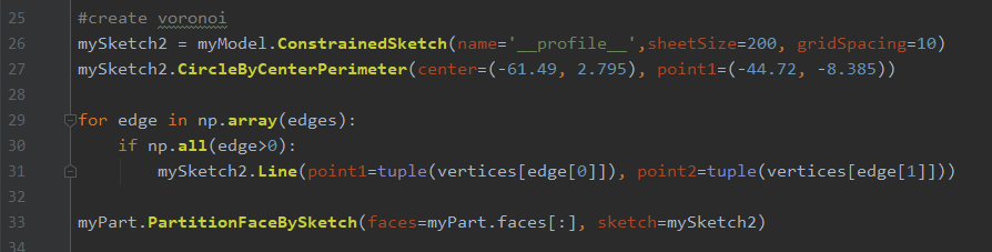 python脚本实现abaqus前处理2D多晶粒建模(附完整源码)-Voronoi多边形的生成 - 哔哩哔哩
