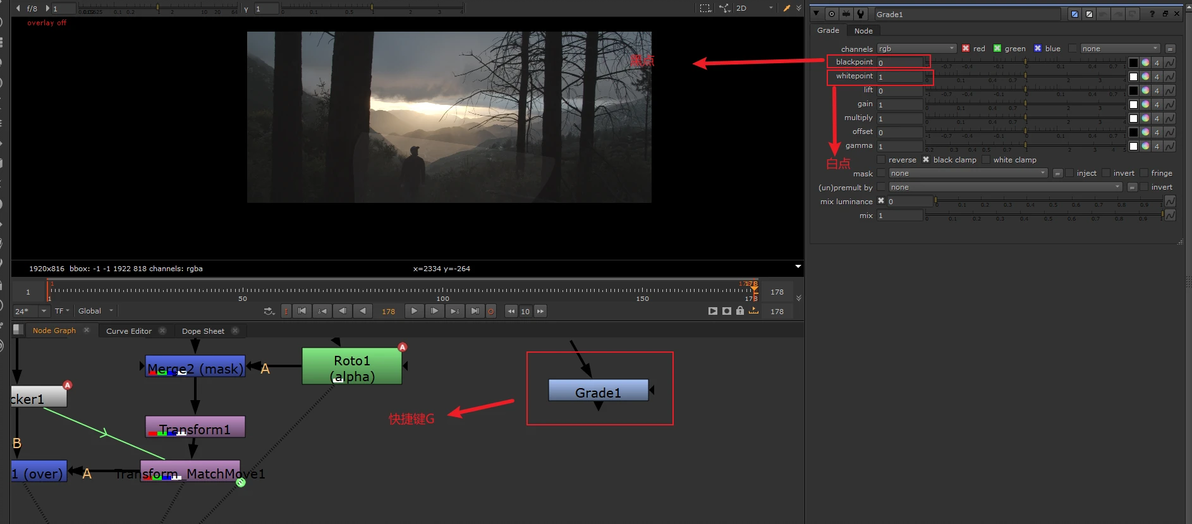 nuke调整Mask和颜色矫正 - 哔哩哔哩