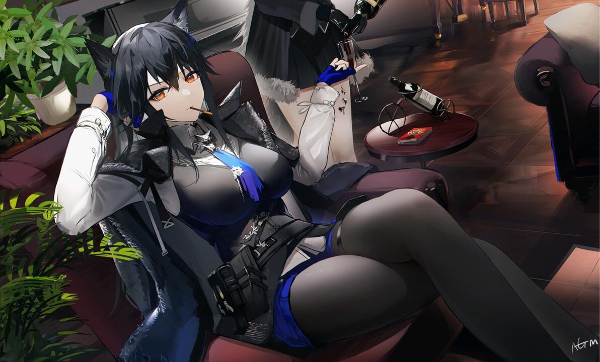 第⑩期 Pixiv精选明日方舟 德克萨斯 美图（含缄默德克萨斯） - 哔哩哔哩
