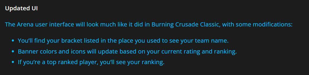 暴雪公布WLK怀旧服竞技场规则，个人成绩取代战队，S5有冰霜巨龙 - 哔哩哔哩