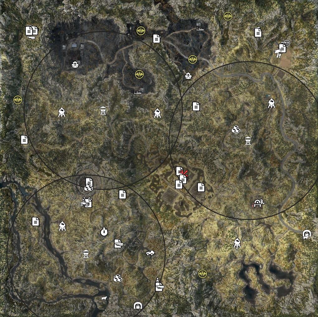 雪地奔驰Snowrunner第九季度(安大略)地图及升级件位置 - 哔哩哔哩