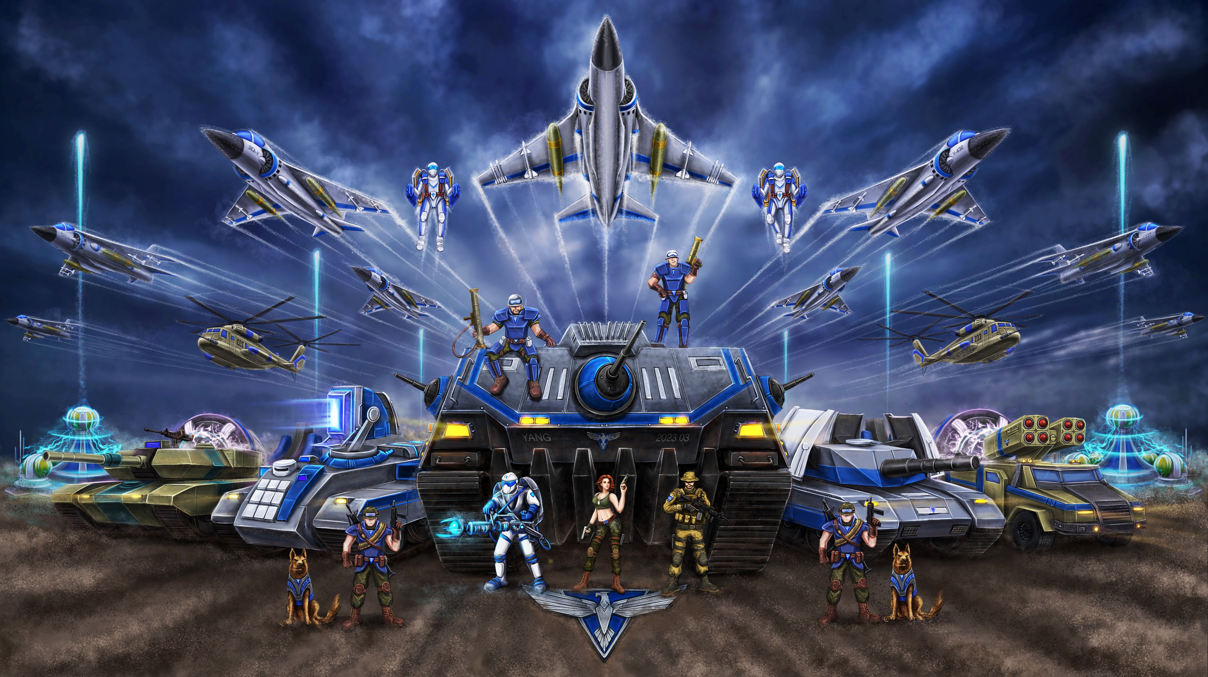 红警—盟军集结，感谢大家的喜欢和三连 - 哔哩哔哩