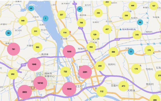 mapbox-gl开发教程（十七）：聚合（cluster）效果 - 哔哩哔哩