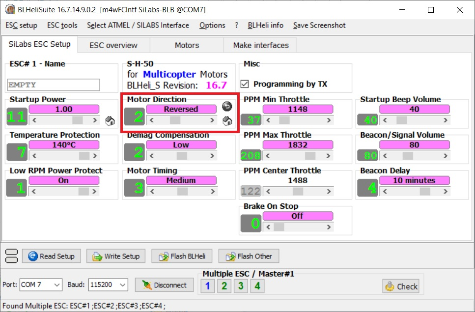 BLHeli Suite和BLHeli Configurator使用简介 - 哔哩哔哩
