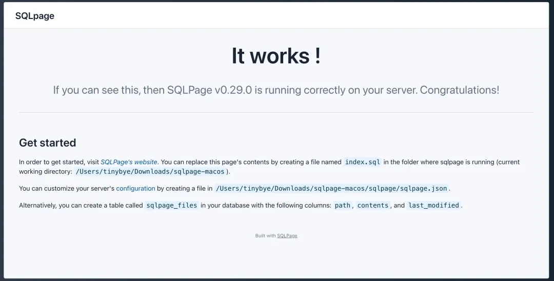 SQLPage - 只需要写几行 SQL，这个网站就搭好了？ - 哔哩哔哩