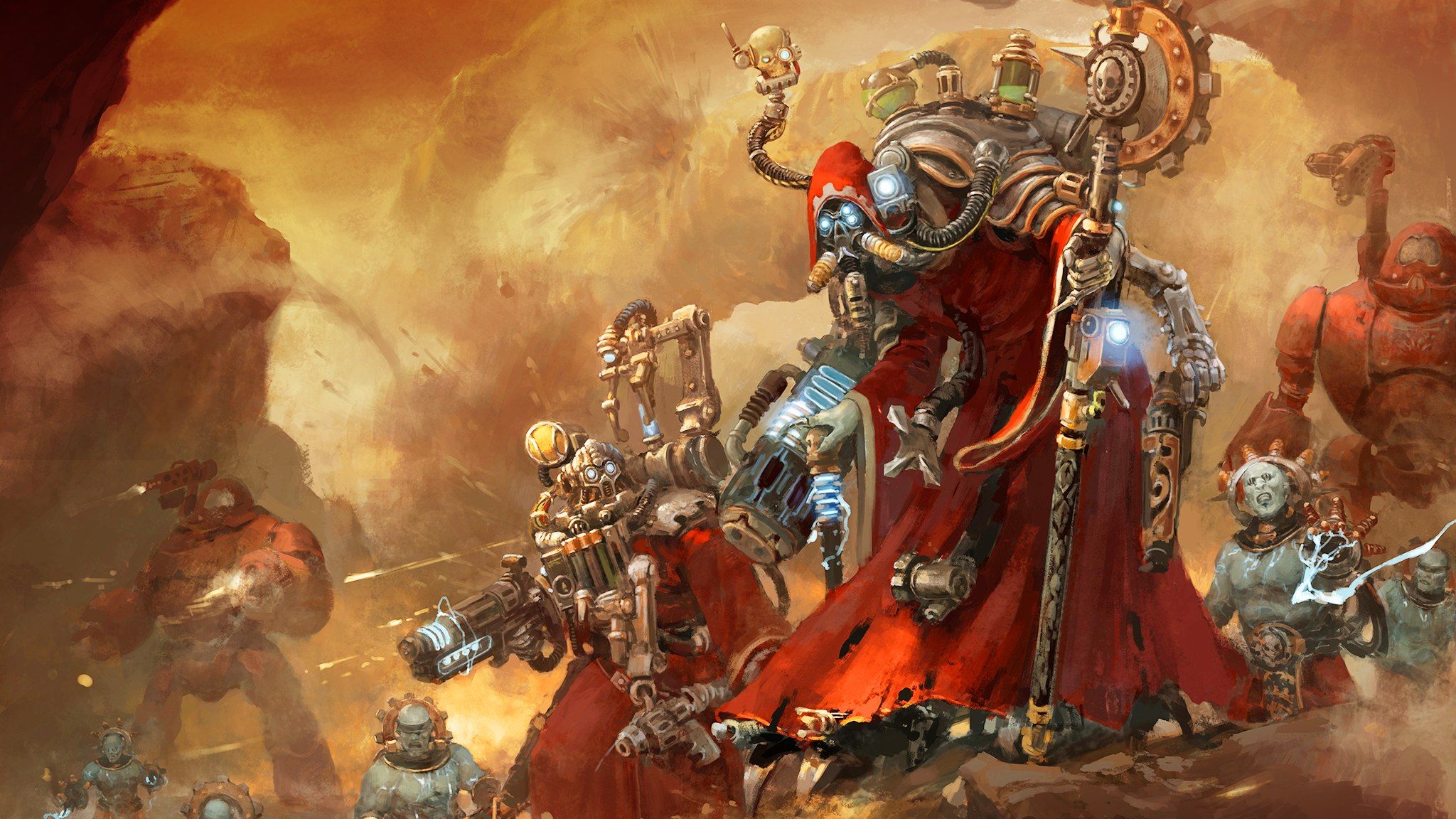 【战锤40K·机械修会】机神仆从：锻炉之主&锻造士&逻辑士 - 哔哩哔哩