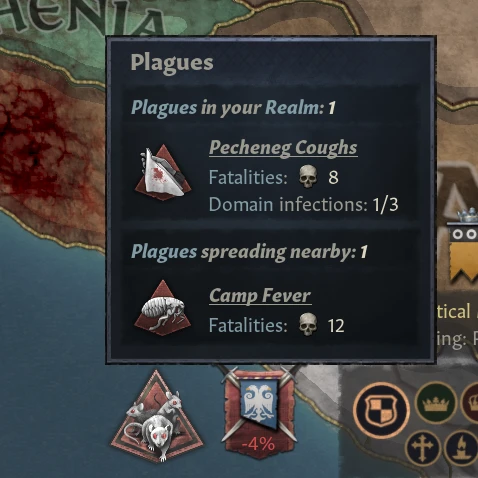 【十字军之王3/CK3】开发日志 #146一开始只是咳嗽.. - 哔哩哔哩