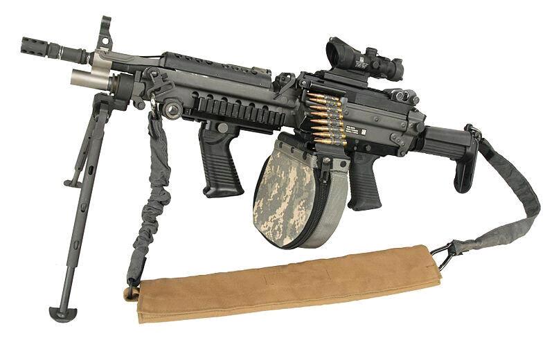 美军班组火力担当——M249 SAW机枪 - 哔哩哔哩