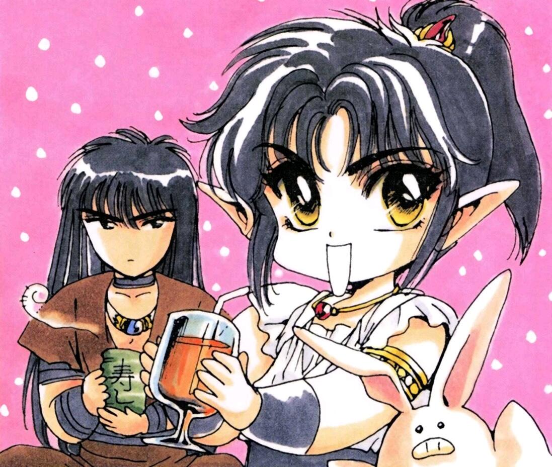 【高清资源】CLAMP原画集① - 哔哩哔哩