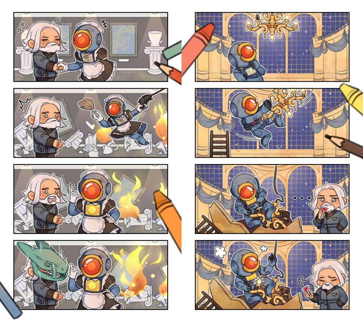 【汉化】APEX英雄官方漫画-Before the Apex Games, August Brinkman was a... - 哔哩哔哩