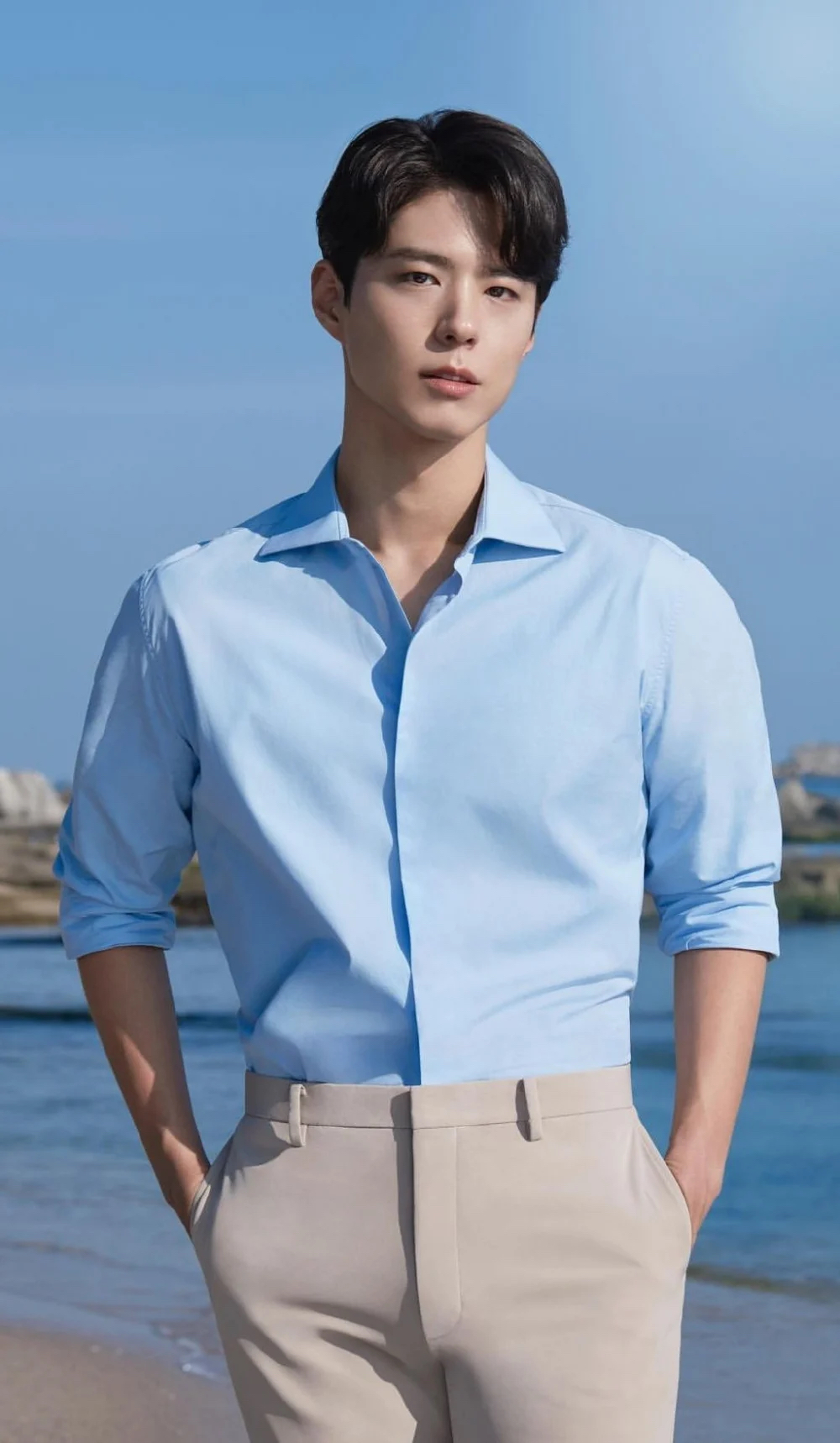 韩娱！朴宝剑最新代言照公开，状态极佳的他让工作人员忍不住发文赞叹！ - 哔哩哔哩