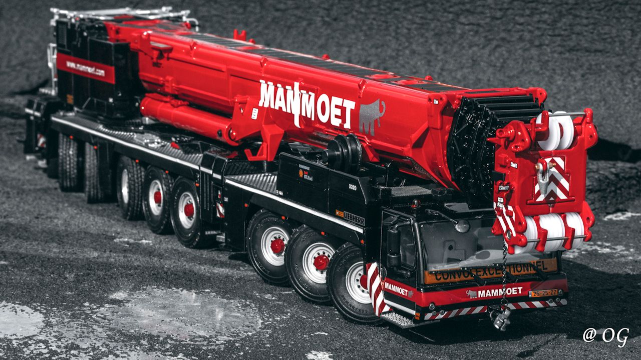 wsi 1/50 LTM1650 8.1 MAMMOET 车体篇 - 哔哩哔哩