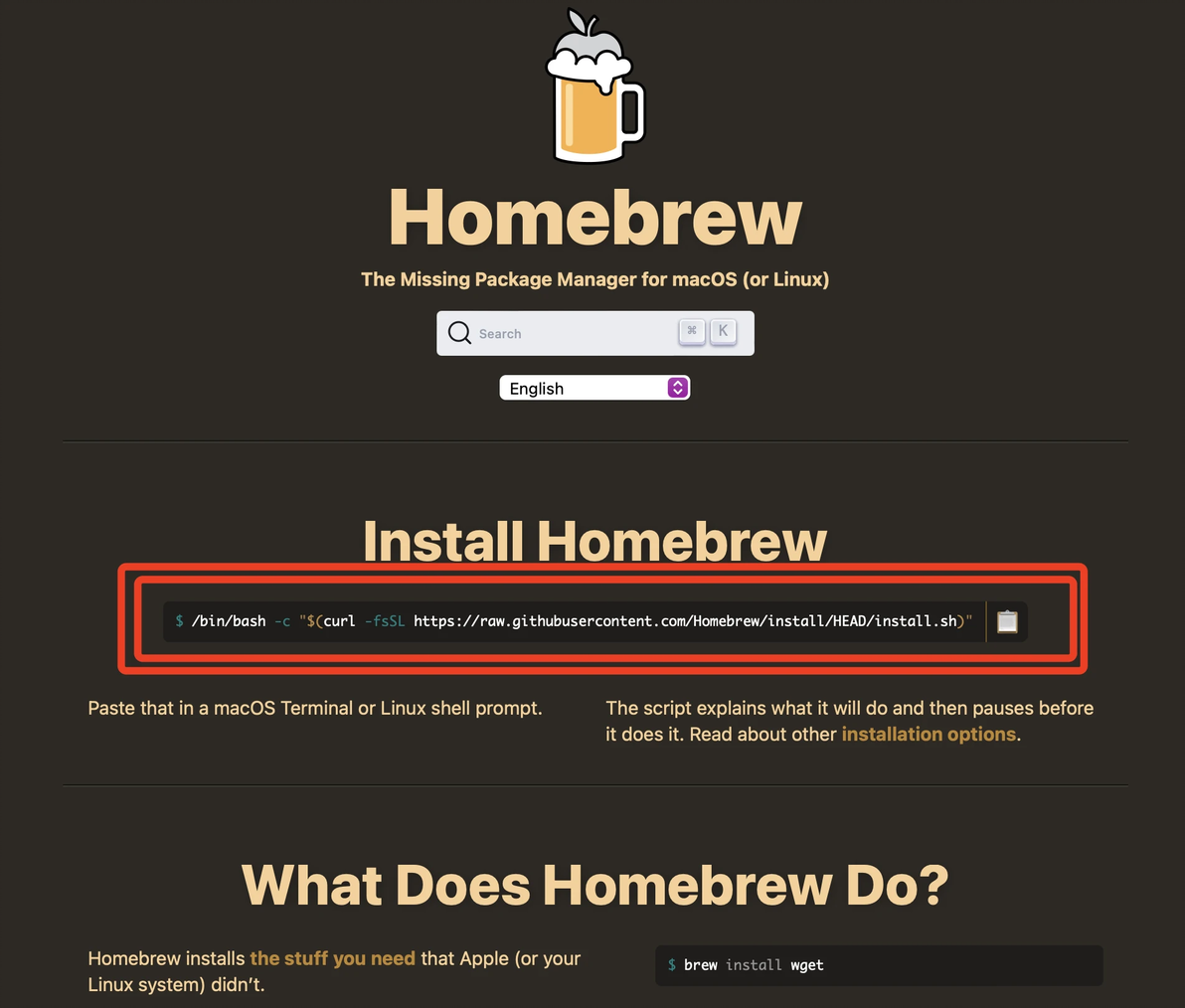 在Mac（M1芯）上安装 Homebrew及Warning解决20230328 - 哔哩哔哩