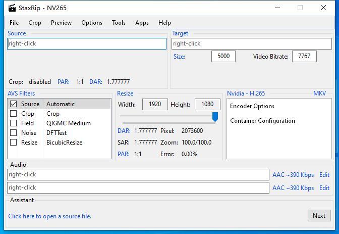 用StaxRip调用显卡压制你的视频，方便存储和视频剪辑使用 - 哔哩哔哩