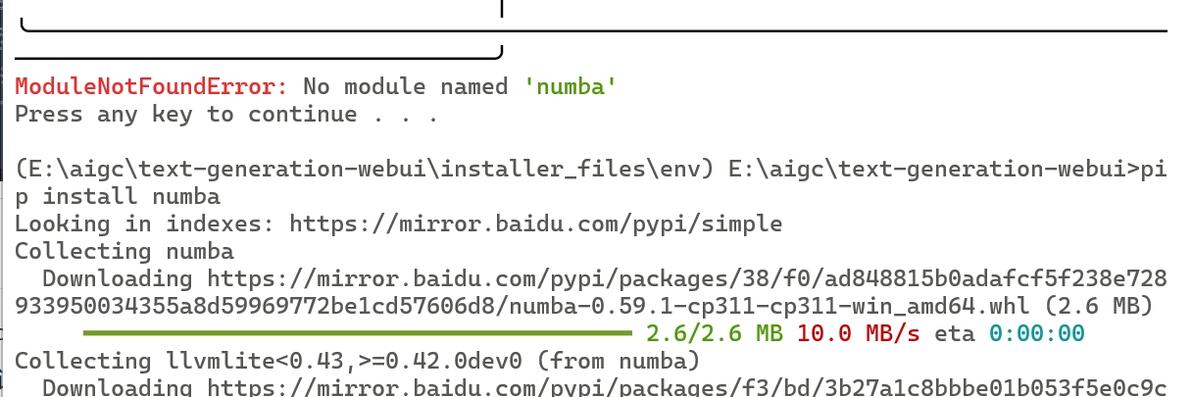 文本生成:text-generation-webui安装部署及使用 - 哔哩哔哩