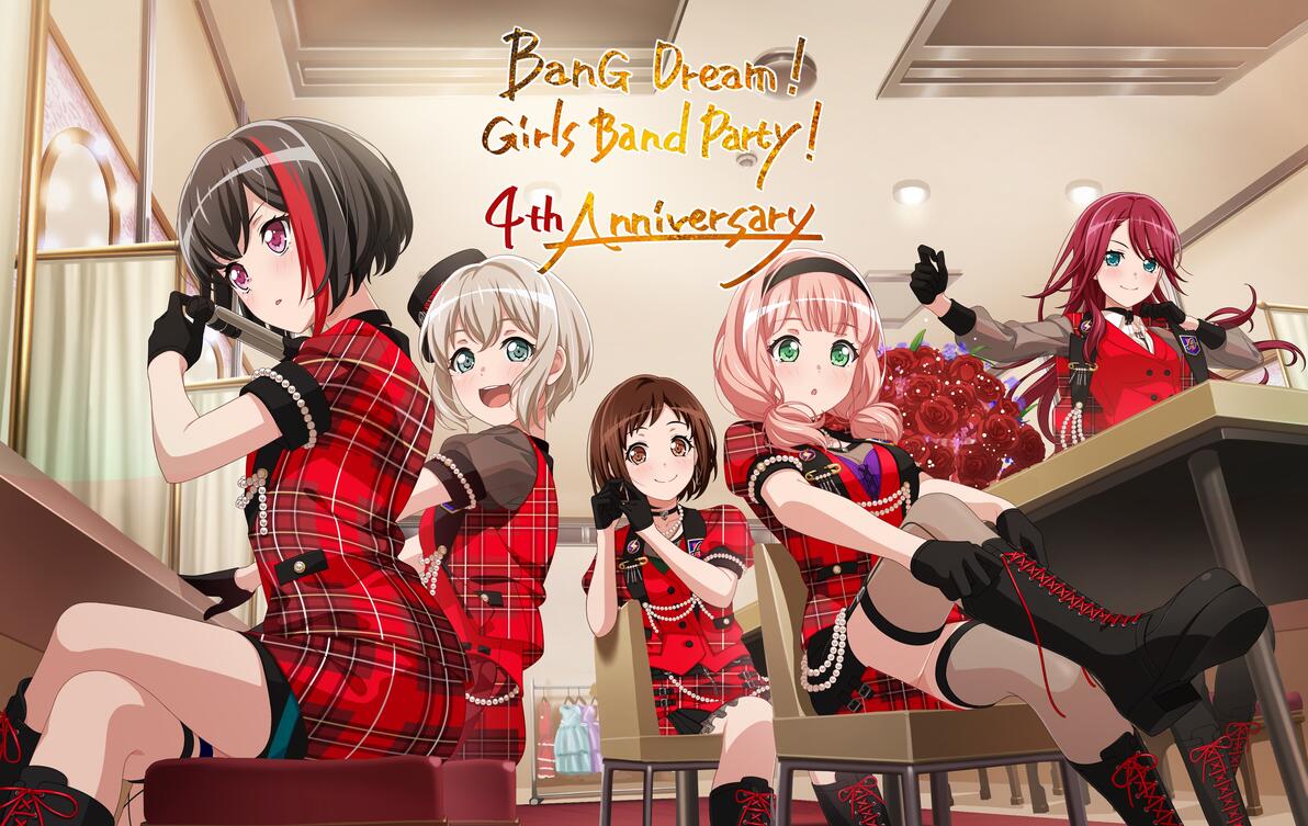 【BanG Dream!】手游周年贺图+登录主视觉图 - 哔哩哔哩