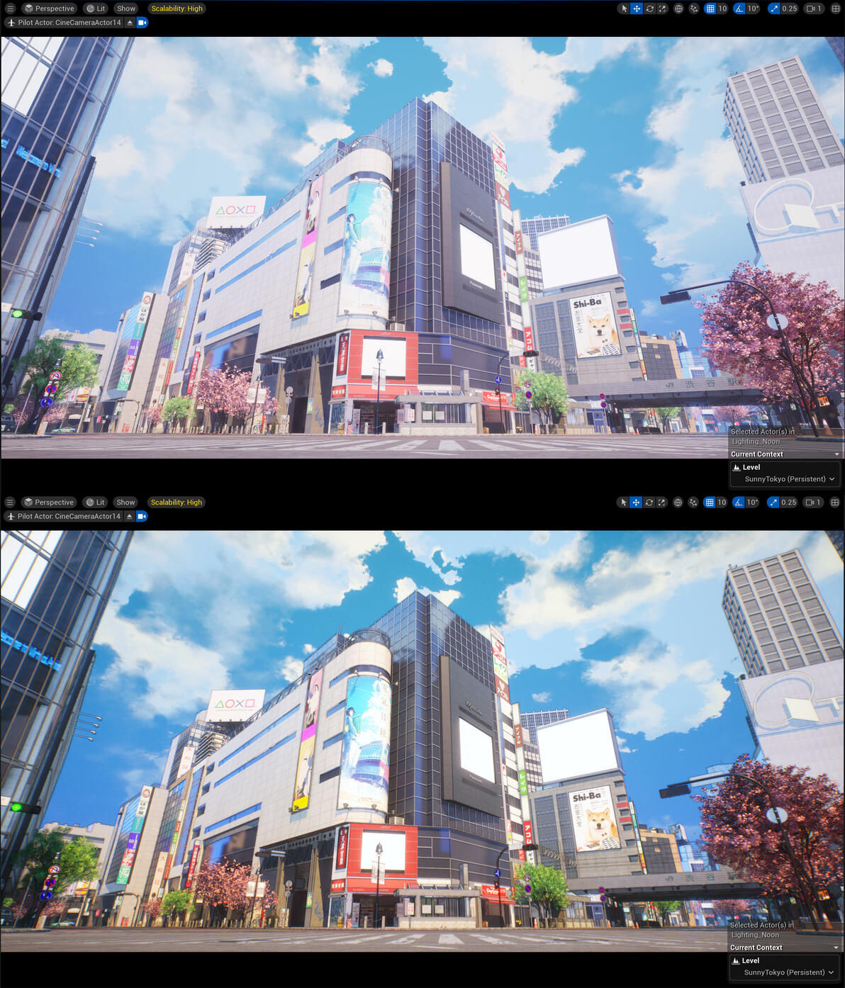 UE5动漫城市项目Anime Tokyo的创作经验分享 - 哔哩哔哩