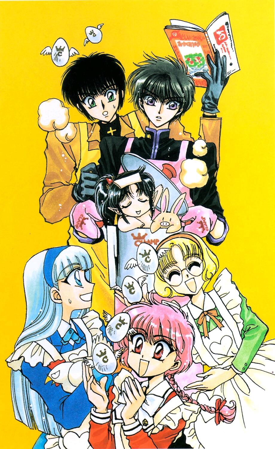 【高清资源】CLAMP原画集① - 哔哩哔哩