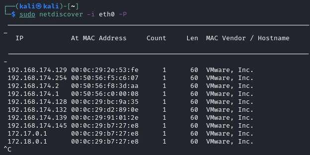 Netdiscover：网络设备扫描神器！全参数详细教程！Kali Linux入门教程！黑客渗透测试 - 哔哩哔哩