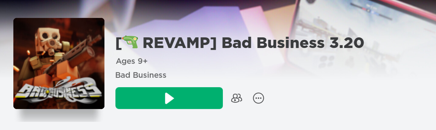 ROBLOX BAD BUSINESS 3.20更新日志翻译 - 哔哩哔哩