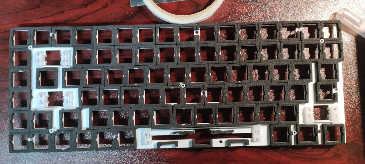 第一把客制化键盘——黑吉蛇dk84，静音宿舍系 - 哔哩哔哩