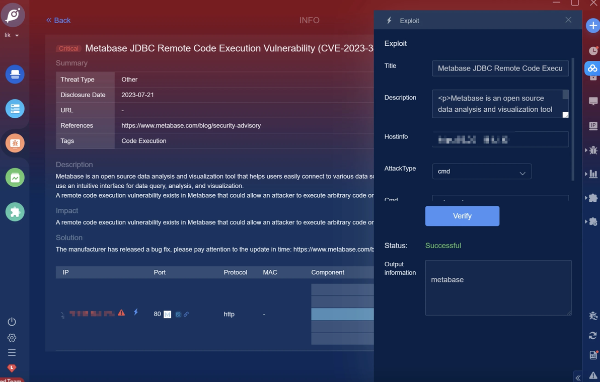 漏洞分析｜Metabase 远程代码执行(CVE-2023-38646): H2 JDBC 深入利用 - 哔哩哔哩