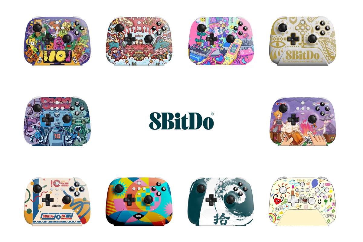 八位堂（8BitDo）十周年创意征集活动开始票选了，你喜欢哪一个？ - 哔哩哔哩