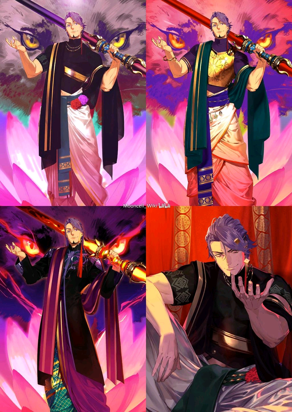 FGO新从者难敌技能介绍，低配狂阶蓝卡光炮 - 哔哩哔哩