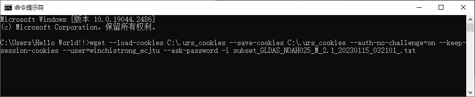 利用wget工具下载GLDAS数据 - 哔哩哔哩