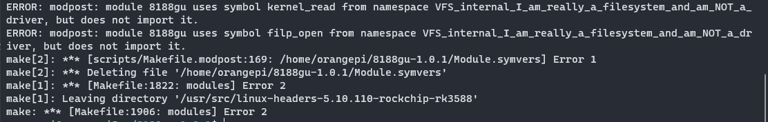 记一次MW150US (rtl8188gu)驱动在Orange PI 5(ARM64)上的编译过程 - 哔哩哔哩