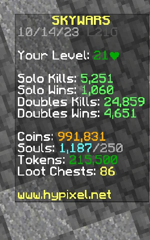 Hypixel空岛战争新手教程+各类讲解（建议1-15星仔细观看新手教程部分） #1 - 哔哩哔哩