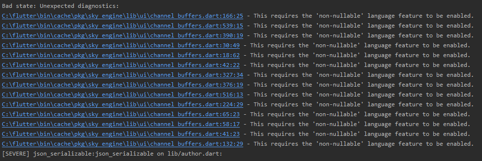 Flutter 使用json_annotation解析JSON一直卡住进度的问题 - 哔哩哔哩