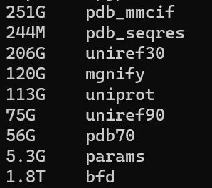 alphafold2安装记录230610，Database下载 - 哔哩哔哩