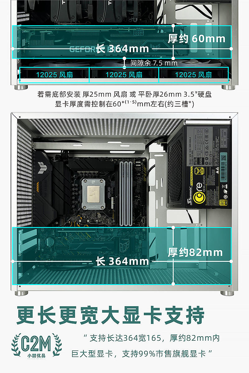 小喆优品上线C2P升级版C2M，支持背线，散热器与大显卡支持大幅提升！ - 哔哩哔哩