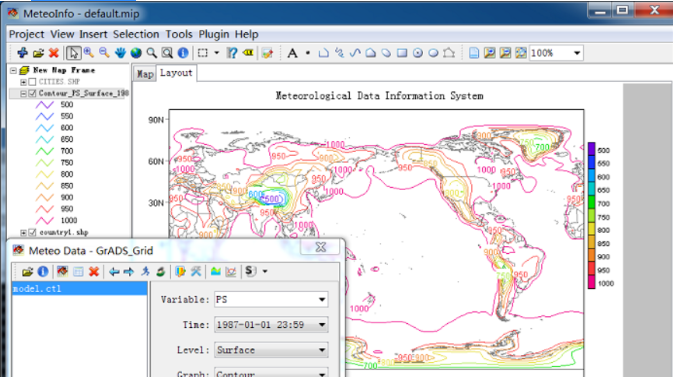 分享：开源气象学软件MeteoInfo - 哔哩哔哩