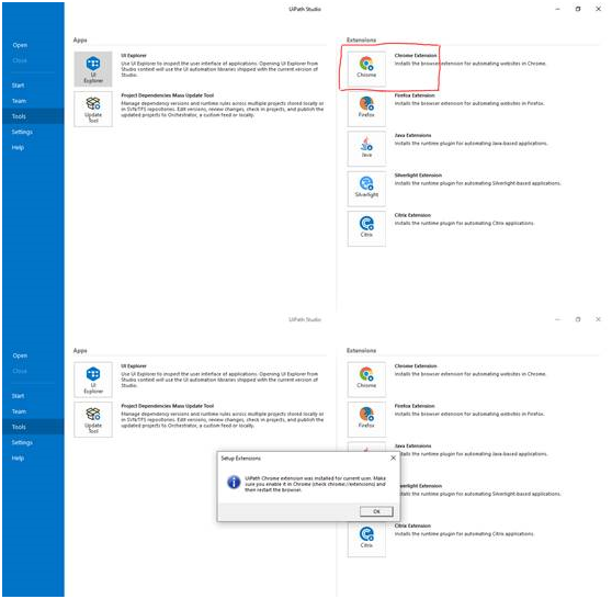 Environment-002 UIPath Chrome Extension - 哔哩哔哩