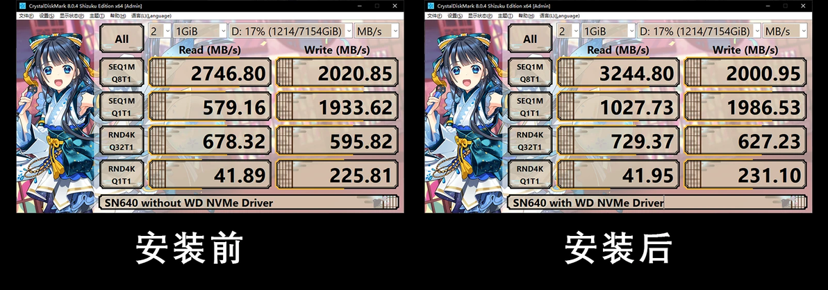 西数SN640涨0F的解决方法 & 使用体验记录 - 哔哩哔哩