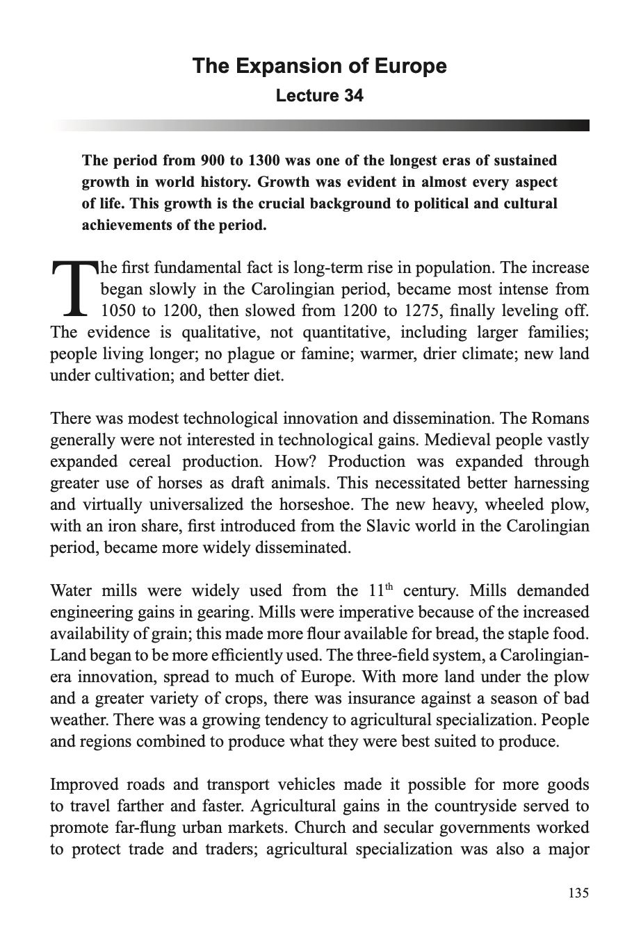 Lecture 34. The Expansion of Europe - 哔哩哔哩