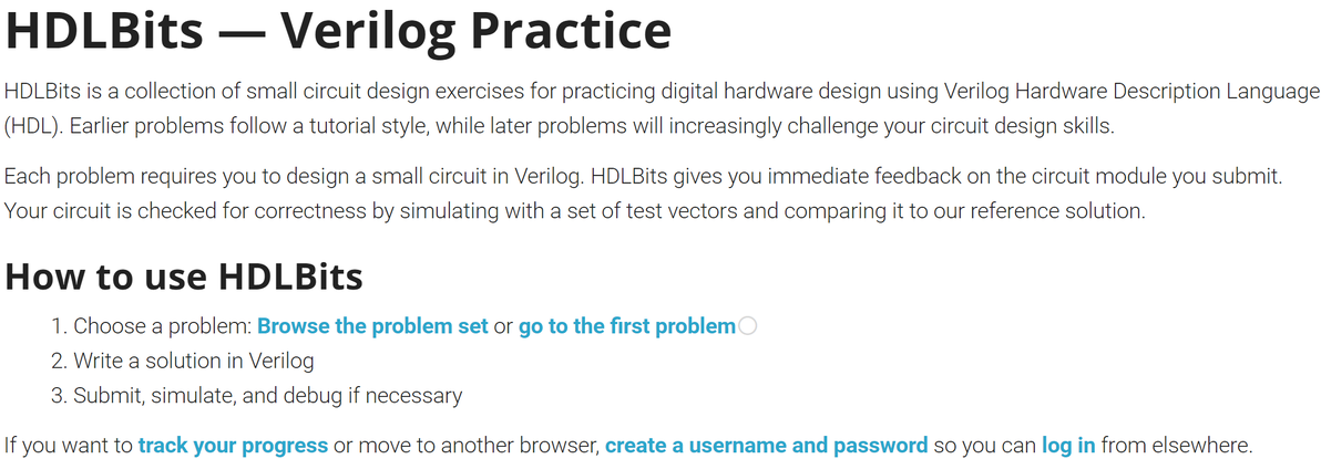 （1.Getting Started）HDLBits刷题记录 - 哔哩哔哩