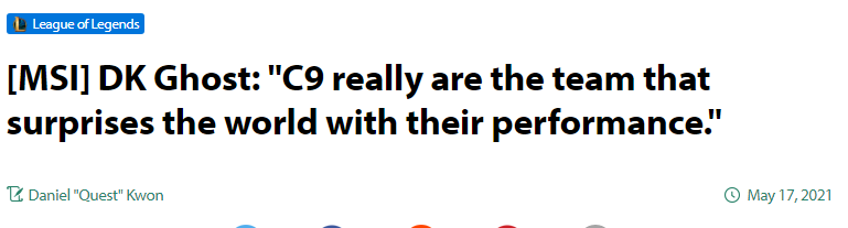 Ghost：如果我们能进入决赛 对手肯定会是RNG - 哔哩哔哩