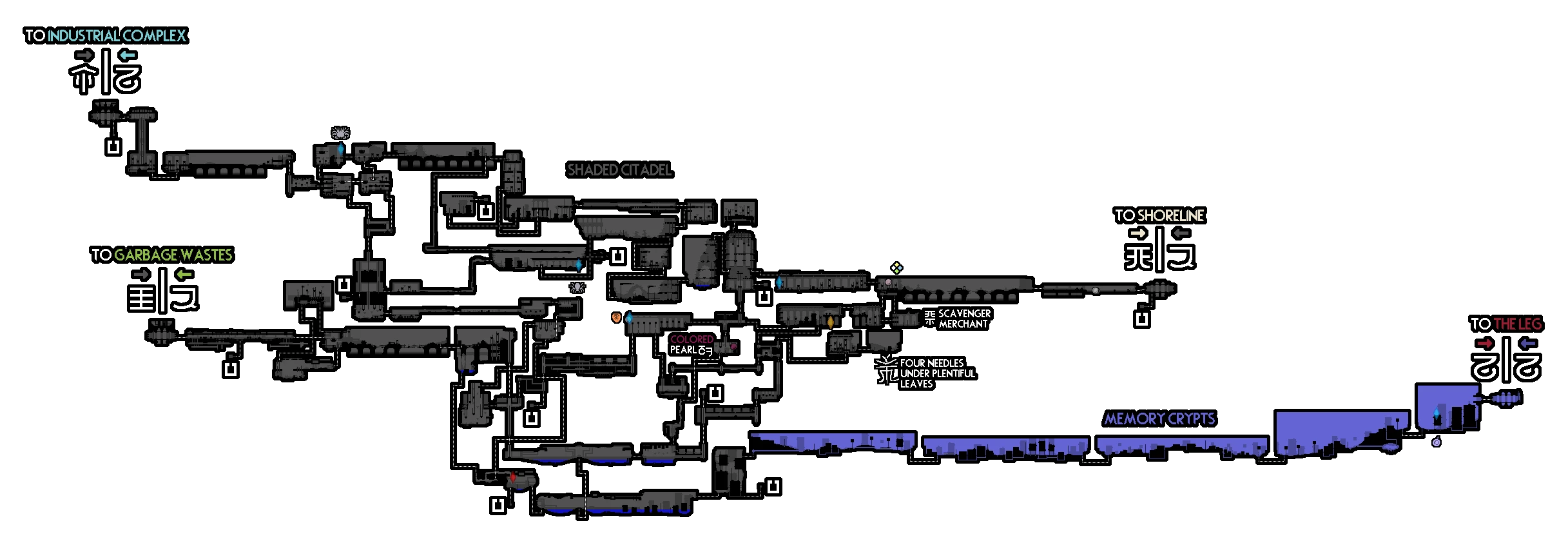 RainWorld雨世界地图-DLC版 - 哔哩哔哩