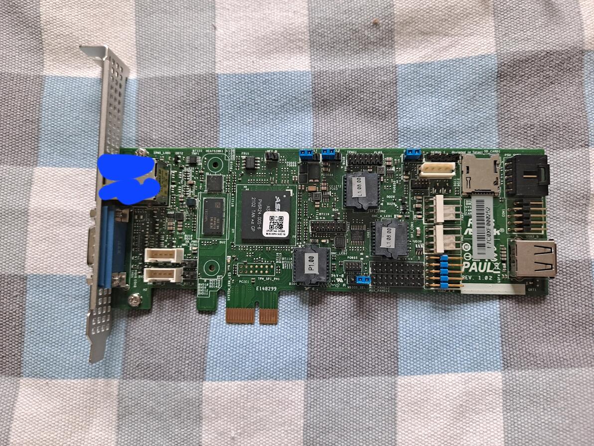 永擎IPMI扩展卡 ASRock Rack PAUL 简单评测 - 哔哩哔哩