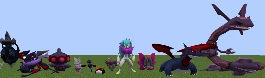 【Pixelmon Mod】宝可梦皮肤形态生成地合集 - 哔哩哔哩