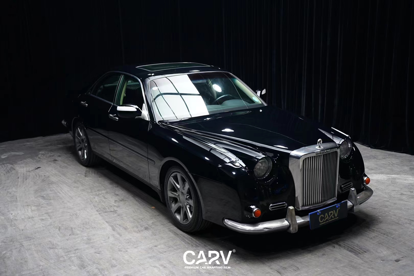 光冈嘉路卡孚CARV改色膜白金钢琴黑，优雅大气 - 哔哩哔哩